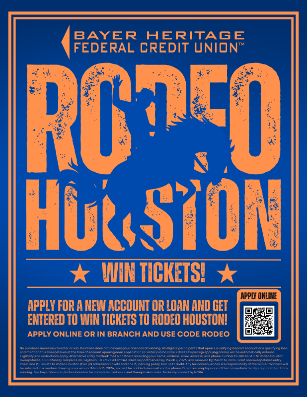 Rodeo Houston › Bayer Heritage Federal Credit Union